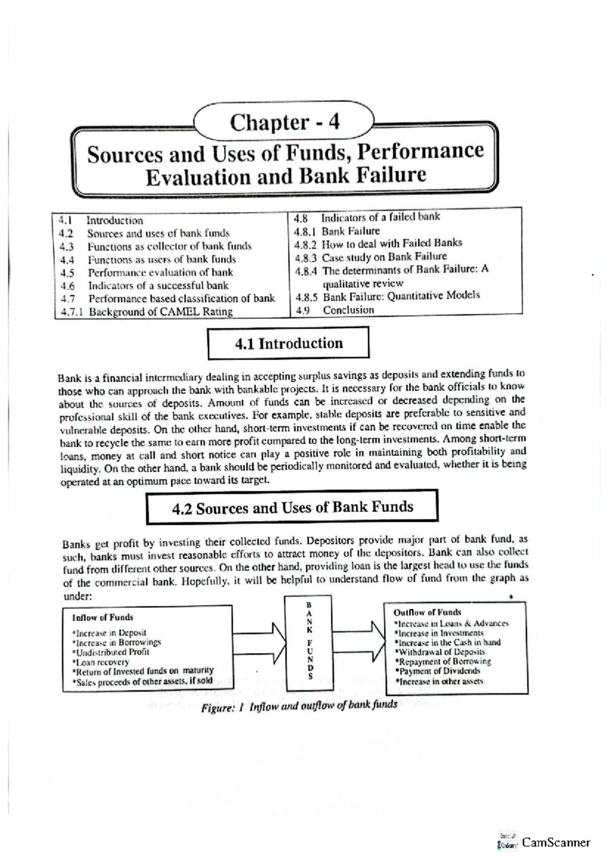 Chapter 4: Sources and Uses of Funds, Bank Performance & Failure ...