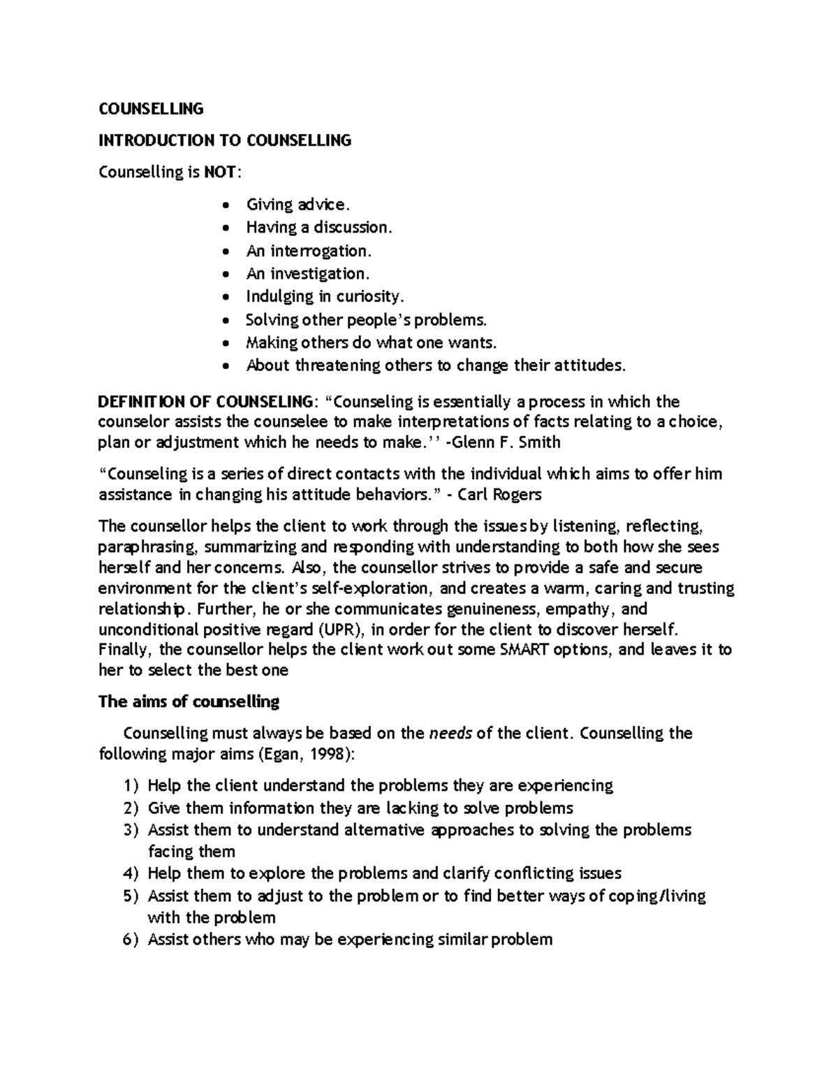 Counselling Notes: Key Concepts and Techniques for Effective Practice ...