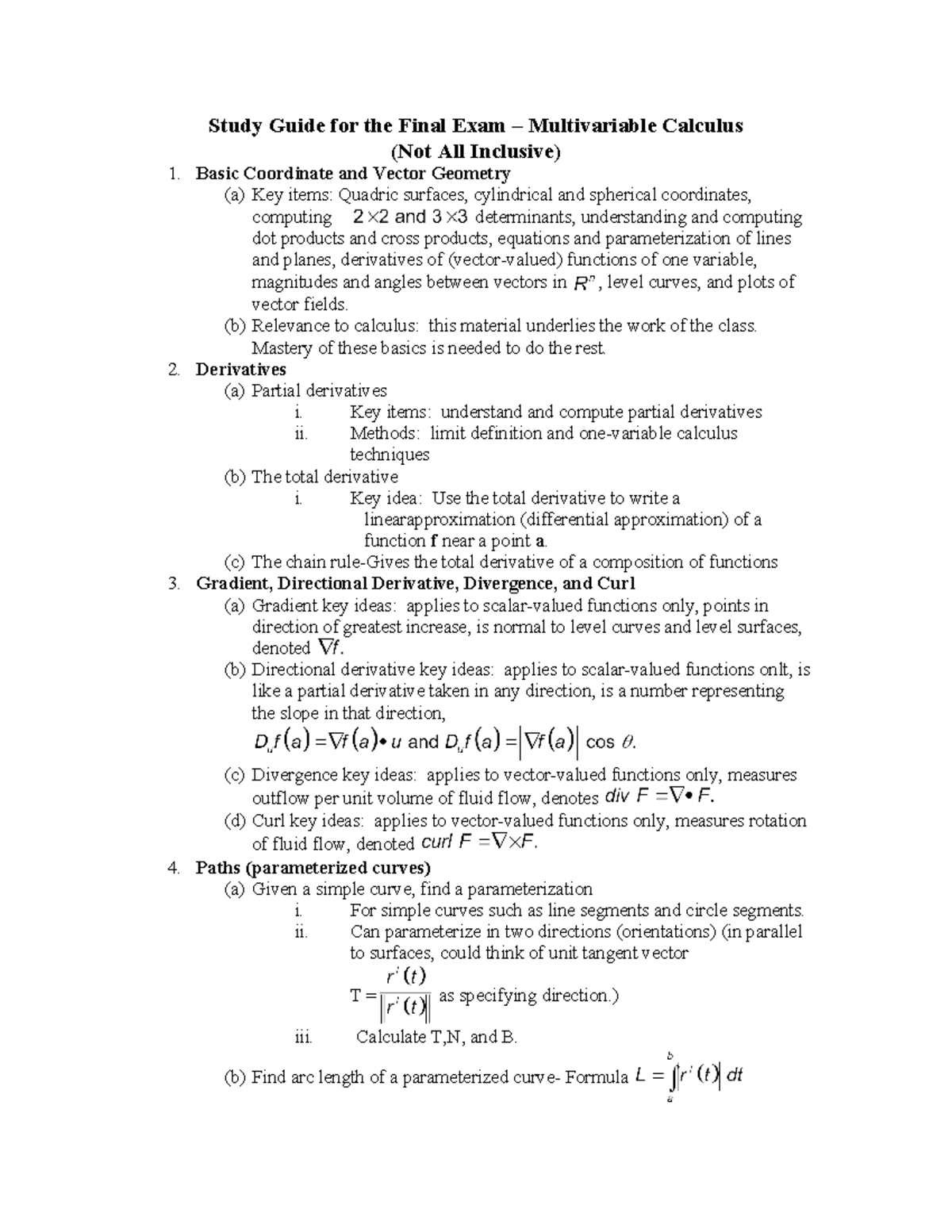 Study+Guide+for+the+Final+Exam - Study Guide for the Final Exam ...
