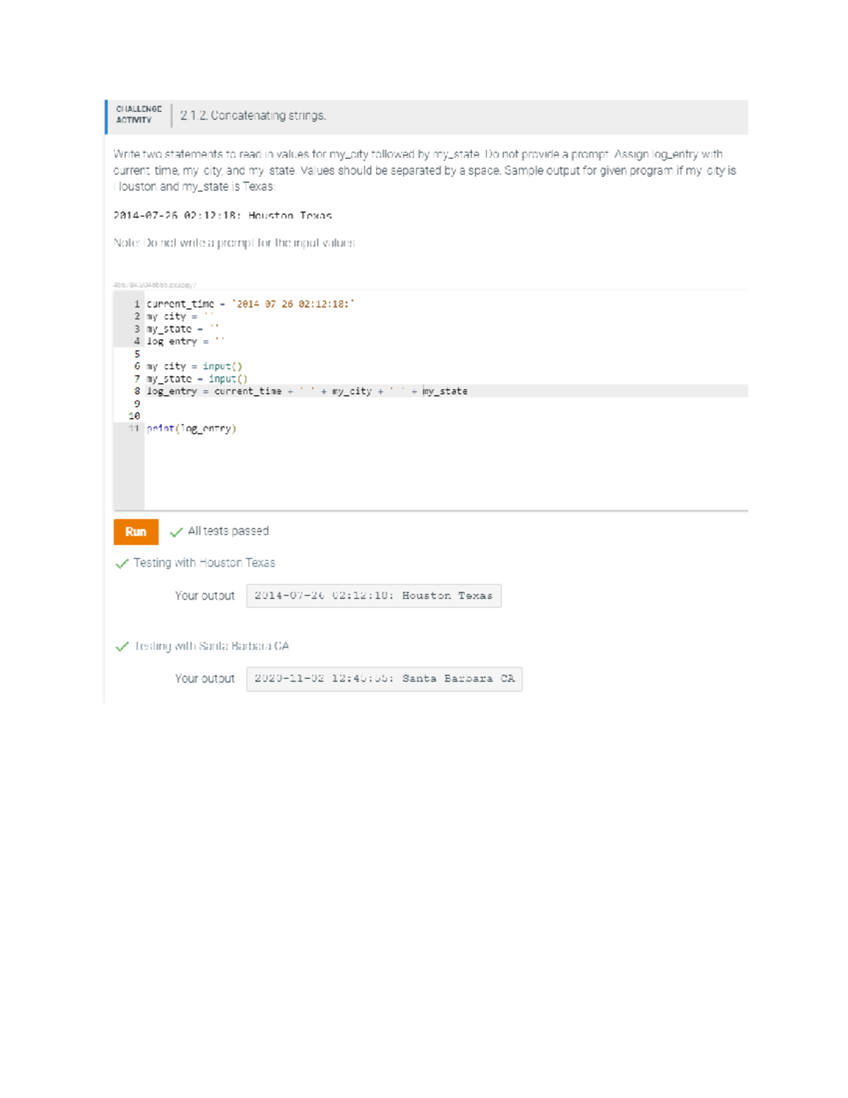 Concatenating strings - IT140 - Studocu