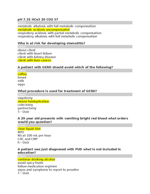 MDC Care Plan: Nursing Interventions for Metabolic Acidosis - Studocu