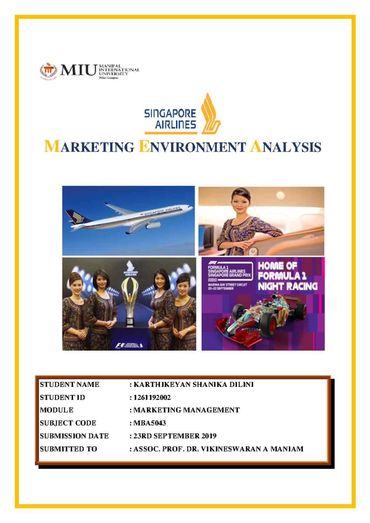 K Shanika Dilini - Marketing Management Assignment ( 2) - Warning: TT ...