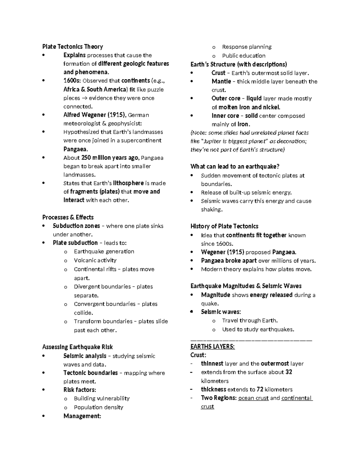 Plate Tectonics Theory: Understanding Earth's Geologic Features and ...