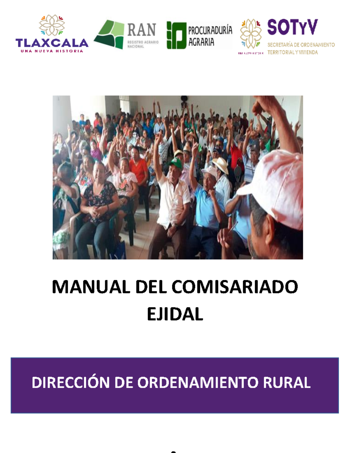 Manual del Comisariado Ejidal - Prácticas Agrarias y Gestión - Studocu