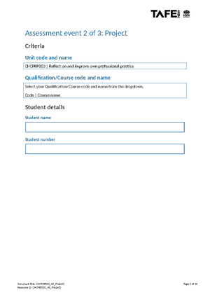 [Solved] Quality Area 3 Physical Environment strengths - Diploma of ...