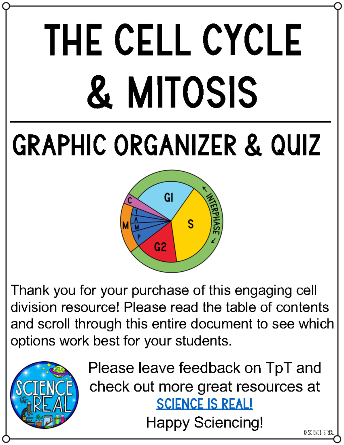 Mitosis Graphic Organizer Quiz-1 - Thank you for your purchase of this ...