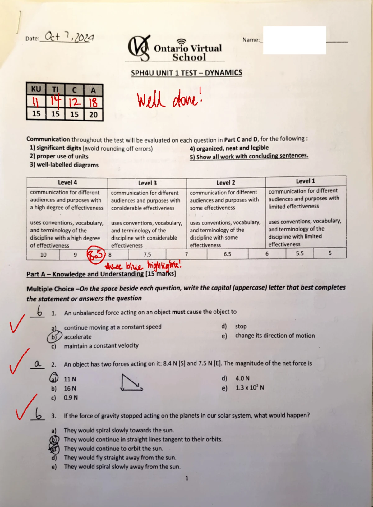 Kepler's Laws (PHY 101) Worksheet Solutions and Insights - Studocu