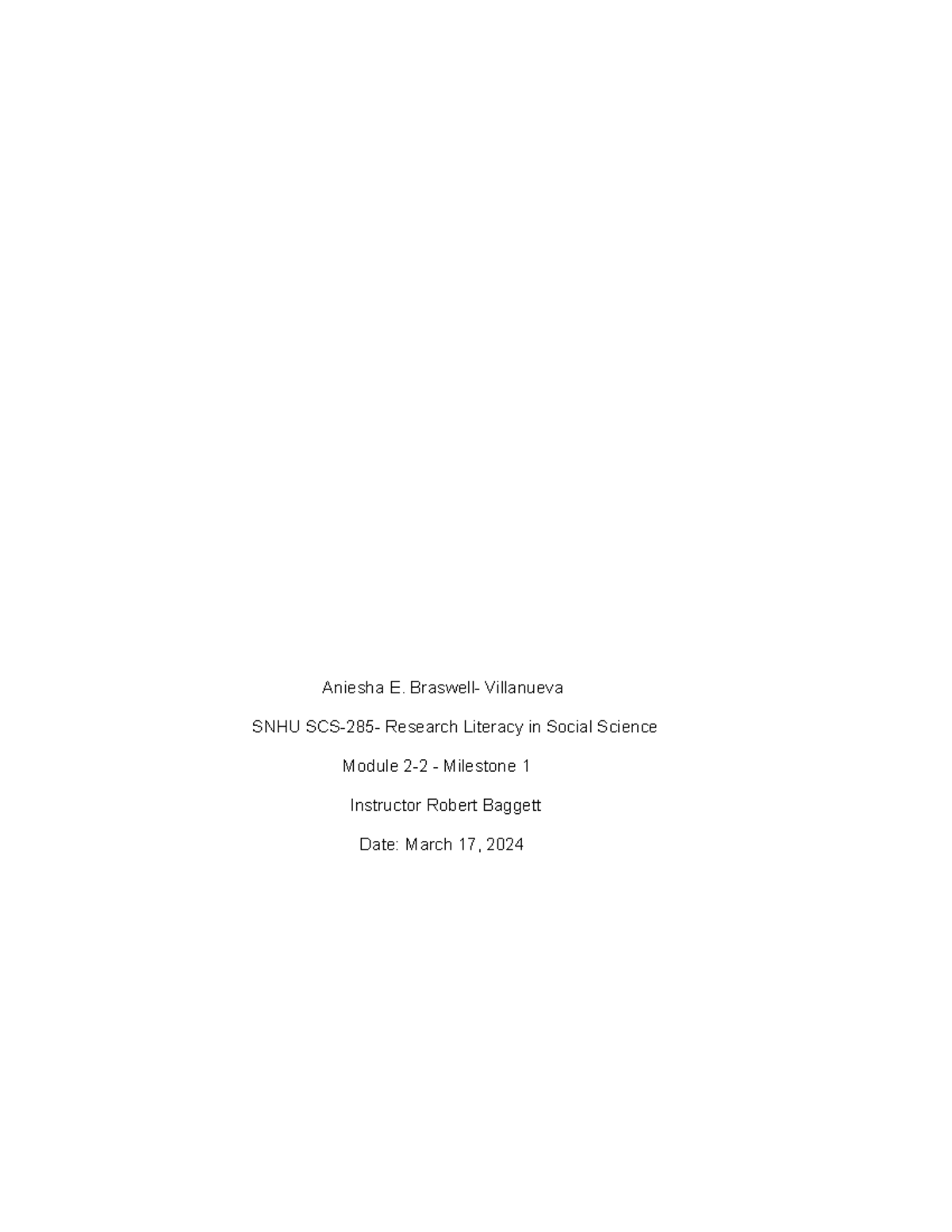 SCS-285 Module 2-2 Child Abuse & Its Impact on Victims' Families - Studocu