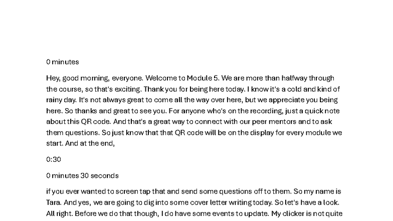 Module 5: Cover Letter Writing Strategies and Tips - Studocu