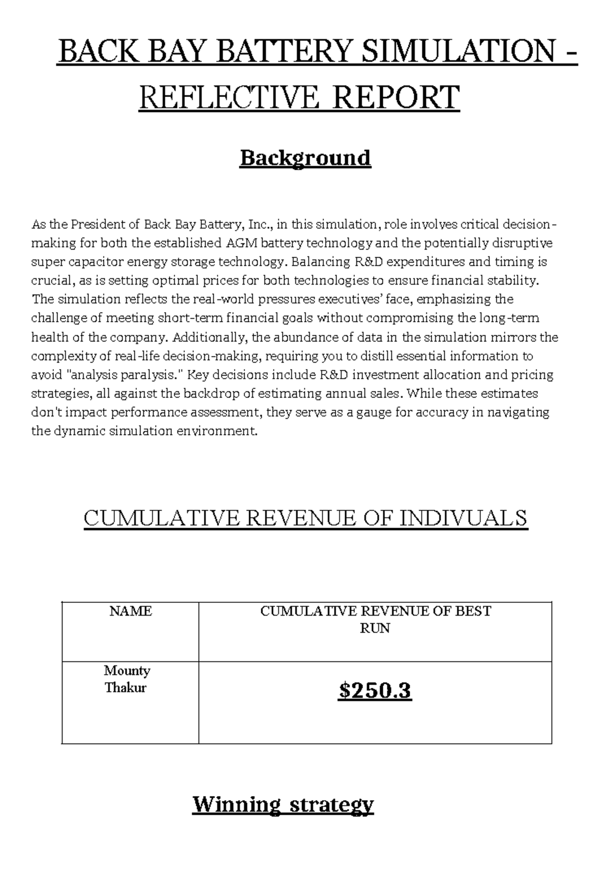 BACK BAY Battery Simulation - BACK BAY BATTERY SIMULATION - REFLECTIVE ...