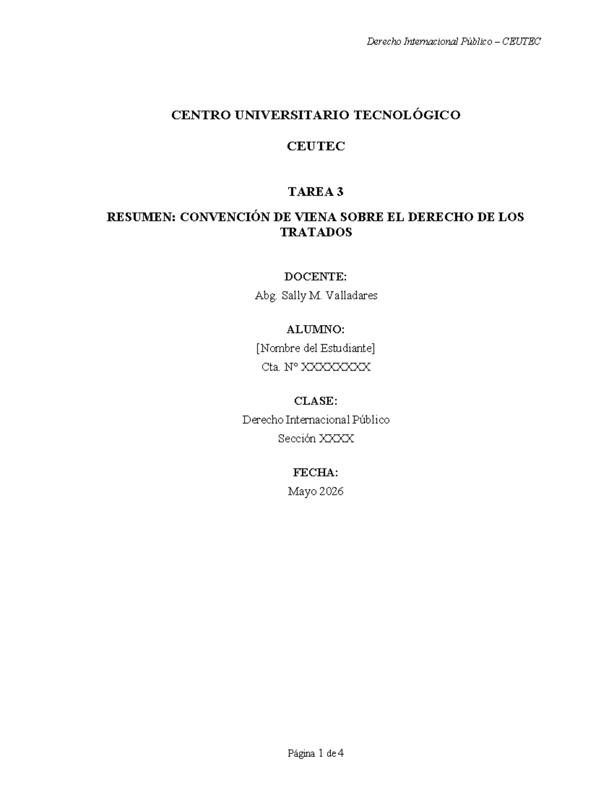 Resumen de la Convención de Viena sobre el Derecho de los Tratados ...