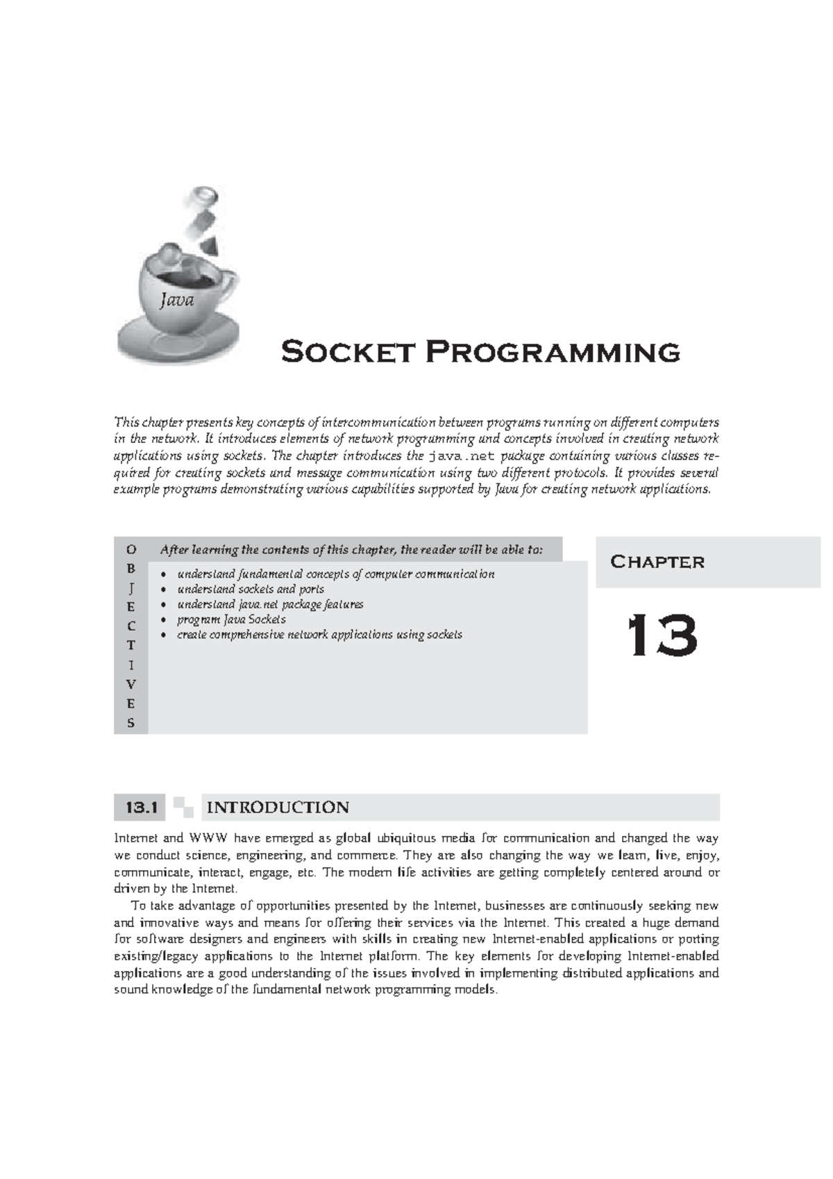 Chapter 13 Socket Programming distributed system - Java Socket ...