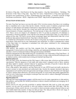 Big Data Analytics - Module 4 - UNIT IV - STREAM MEMORY Introduction to Streams Concepts ñ ...