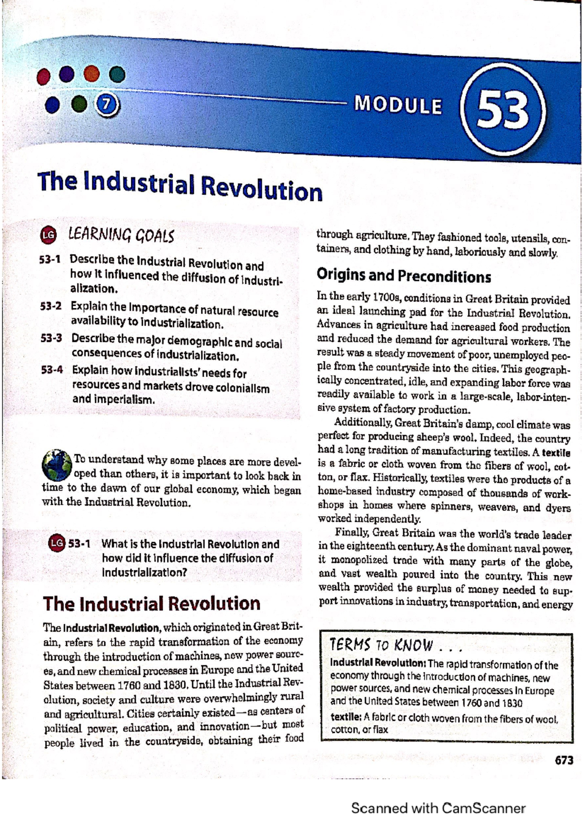Module 53 Final Exam Study Guide: The Industrial Revolution Insights ...