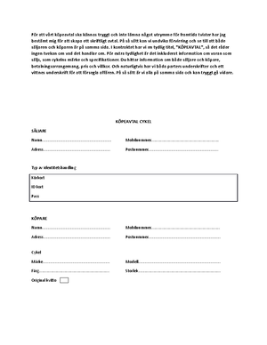 Skuldebrev mall - ENKELT SKULDEBREV Enkelt skuldebrev Långivaren: Namn ...