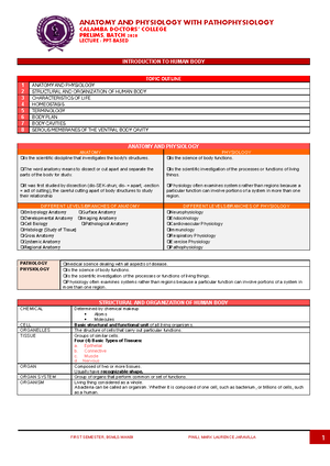 Anaphy Lab Activity Sheet: Heart - Instructors may assign a portion of ...