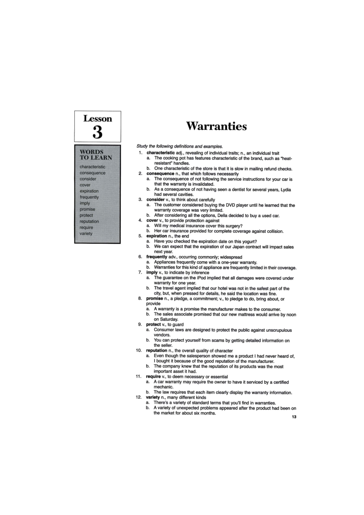 Lesson 3: Understanding Warranties and Their Implications - Studocu