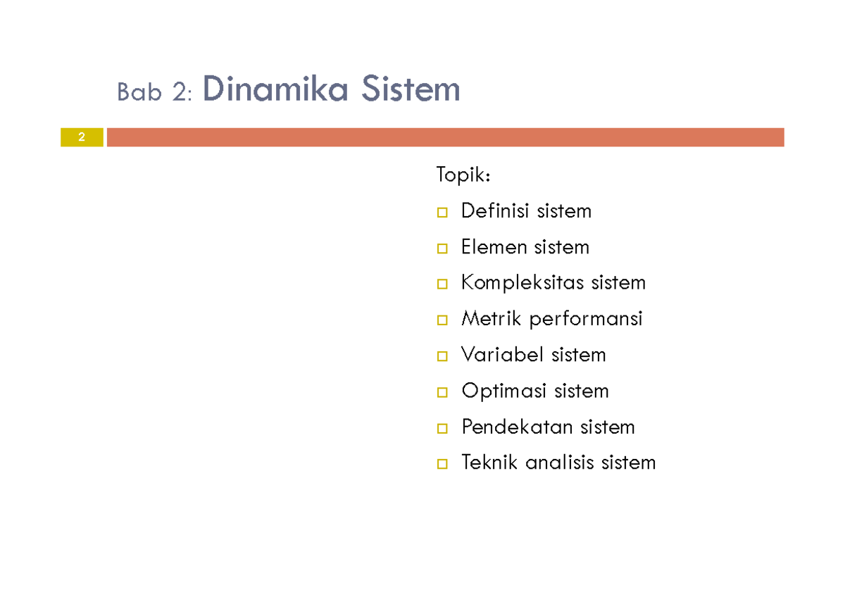 Modul Pembelajaran: Definisi dan Elemen Sistem dalam Dinamika Sistem ...