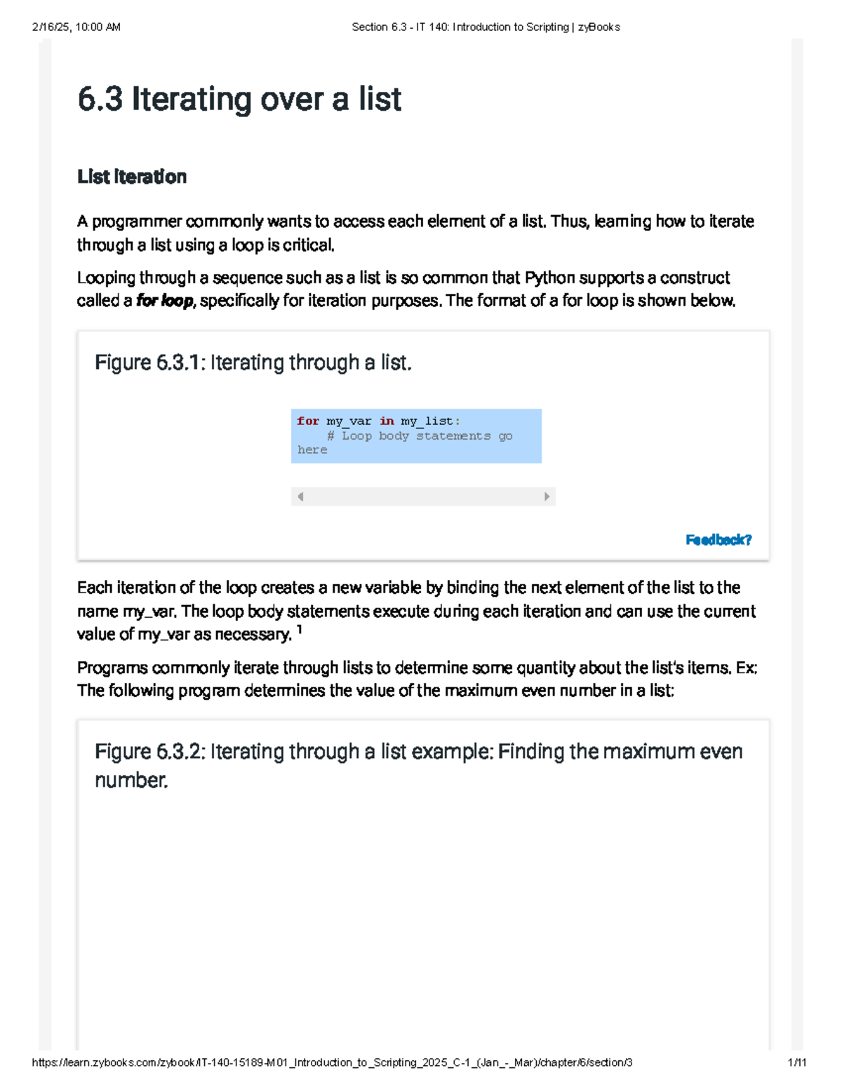 6.3 PRACTICE ASSIGNMENTS: Looping Through Lists in Python - Studocu