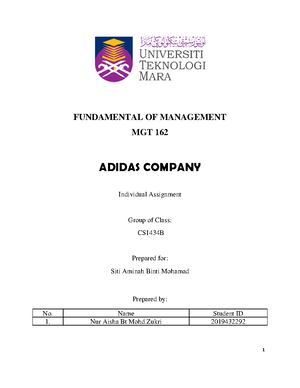 Industrial Training Report Human Resource AB201 Example - INDUSTRIAL ...