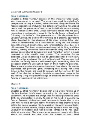 Donker web- english chapter summary - Donker Web- Chapter Summary in ...