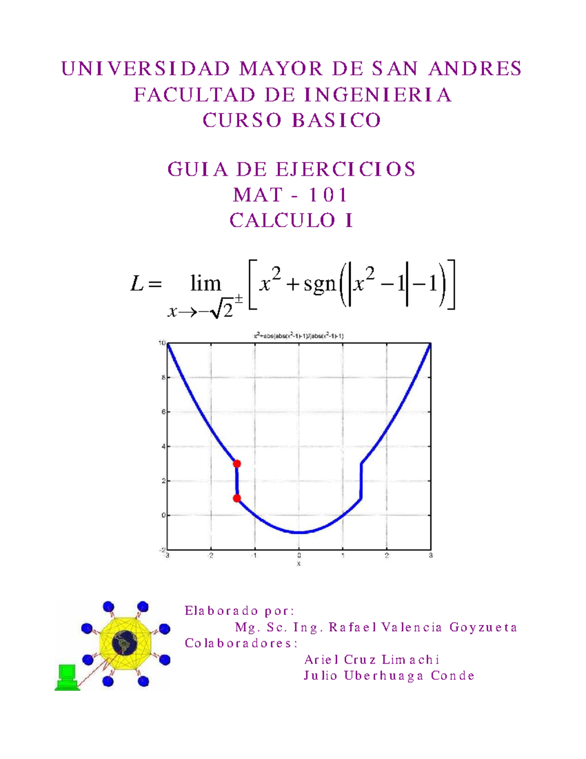 Guía de Ejercicios MAT-101: Cálculo I - Primer Parcial - Studocu