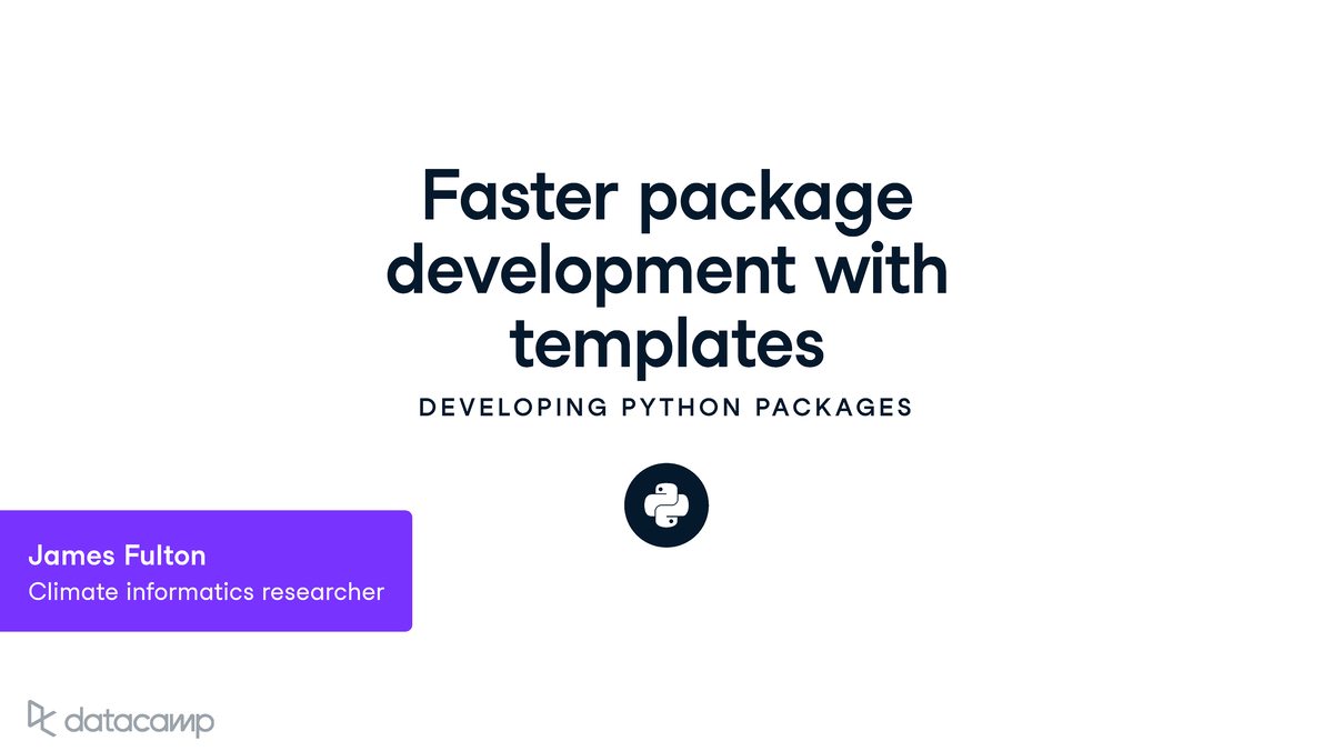 Chapter 4 - Developing Python Packages with Templates (cscacsa) - Studocu