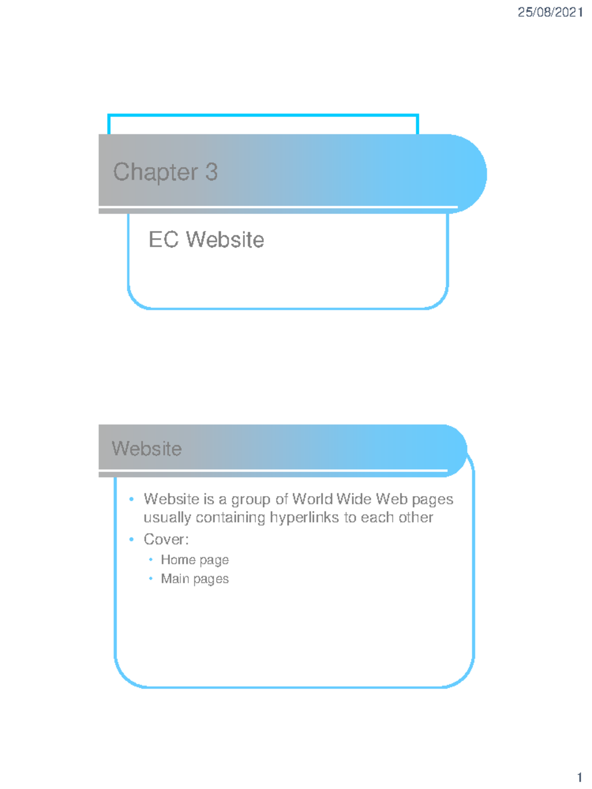 03. Chapter 3 - Exploring Website and E-Commerce Features - Studocu