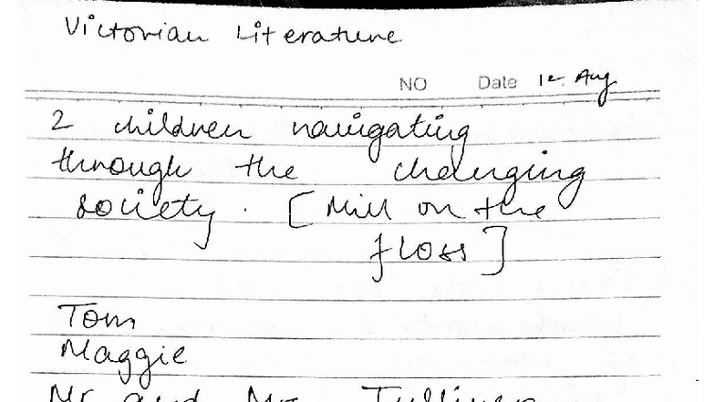 Victorian Literature: Analysis of George Eliot's "Mill on the Floss ...
