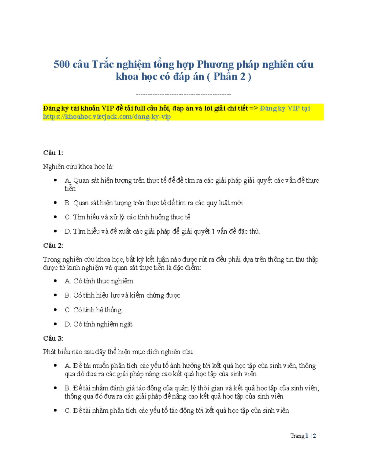 500-cau-trac-nghiem-tong-hop-phuong-phap-nghien-cuu-khoa-hoc-co-dap-an-phan-2 2025 04 02 - 500 ...