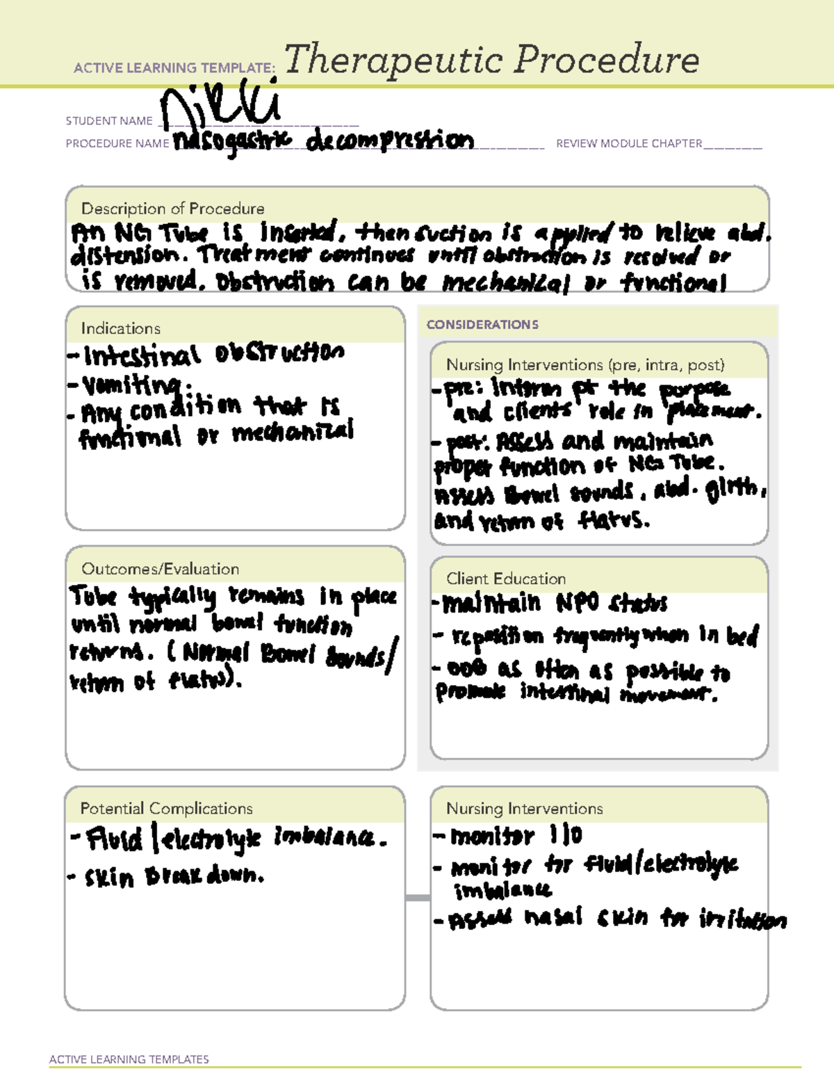 ATI Gastrointestinal Remediation - Active Learning Template Notes - Studocu
