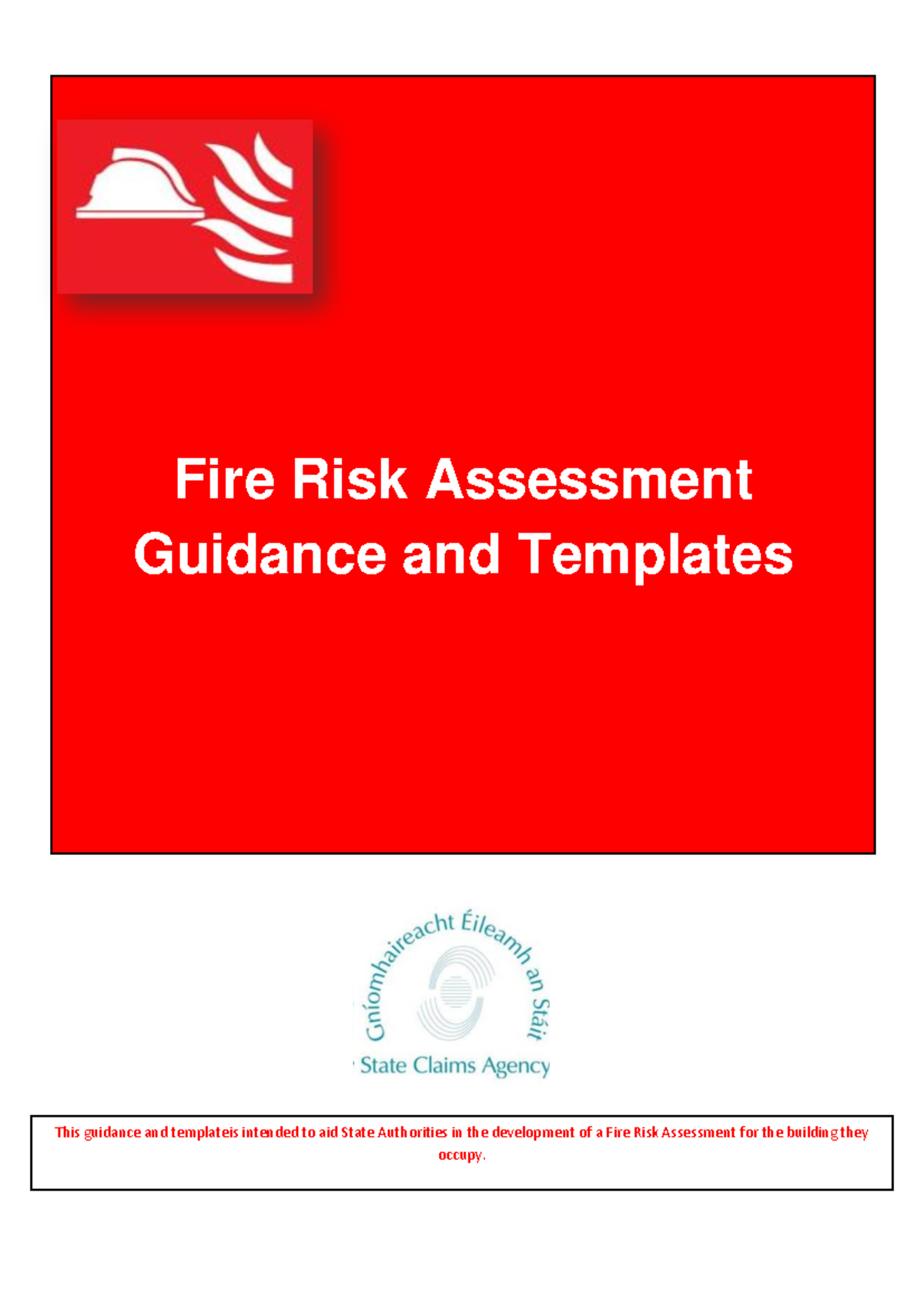 SCA Fire Risk Assessment Guidance and Templates for State Authorities ...