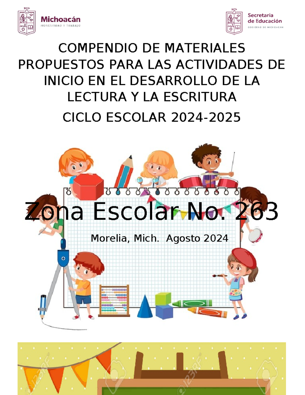 COMPENDIO DE MATERIALES PARA INICIO DE LECTURA Y ESCRITURA 2024 - Studocu