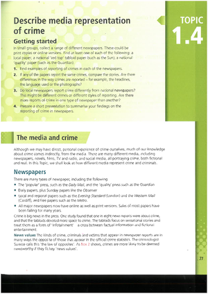 Criminology - Mind maps - Criminology Unit 1 AC1. RIPPLE EFFECT A ripple effect describes how ...