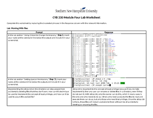 Cyb 310 Project Two Joseph Carnes - Project Two: Intrusion Detection Systems Analysis Joseph ...