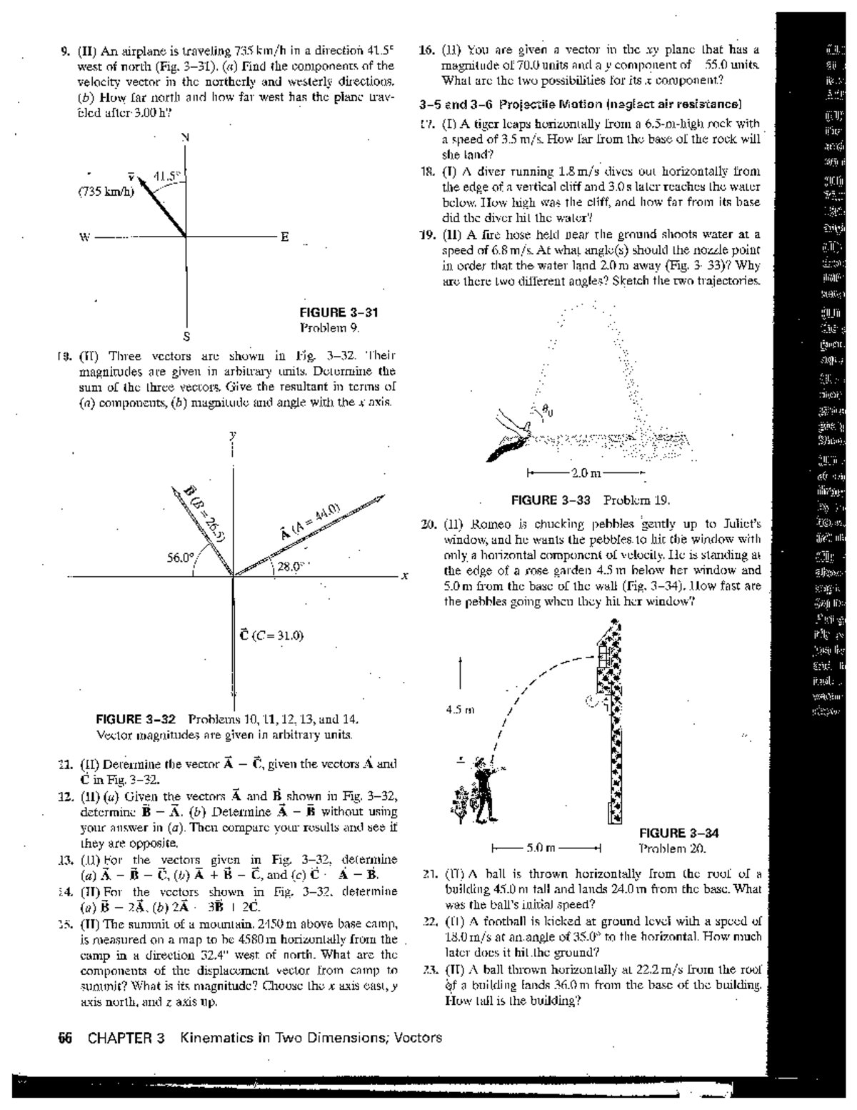 2-D Kinematics (PHYS 101) Book Problems and Solutions - Studocu