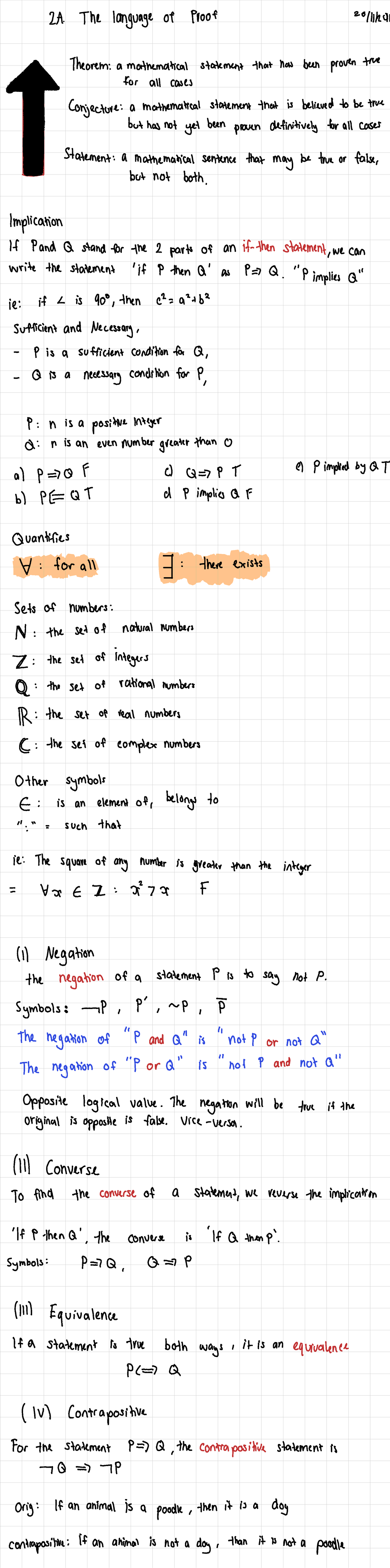 2A. The Language of Proof: Concepts & Definitions in Logic - Studocu