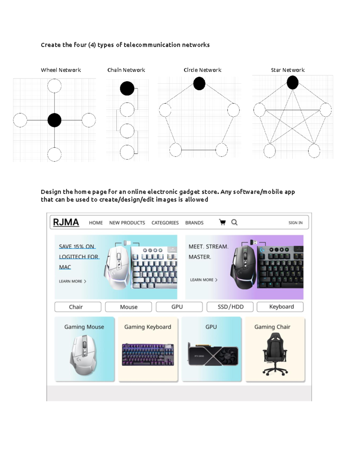 MIS 06 Task Performance 1 - ARG - Information Technology - Create the ...