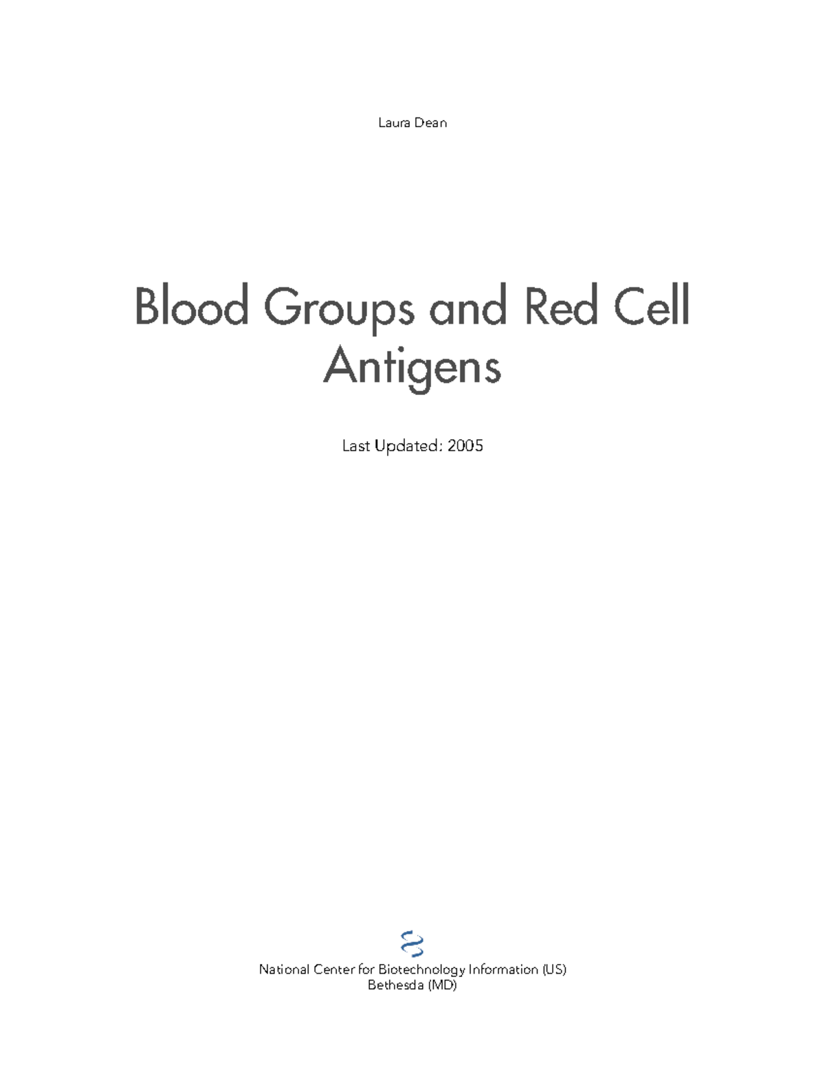 Blood Groups and Red Cell Antigens Overview and Key Concepts - Studocu