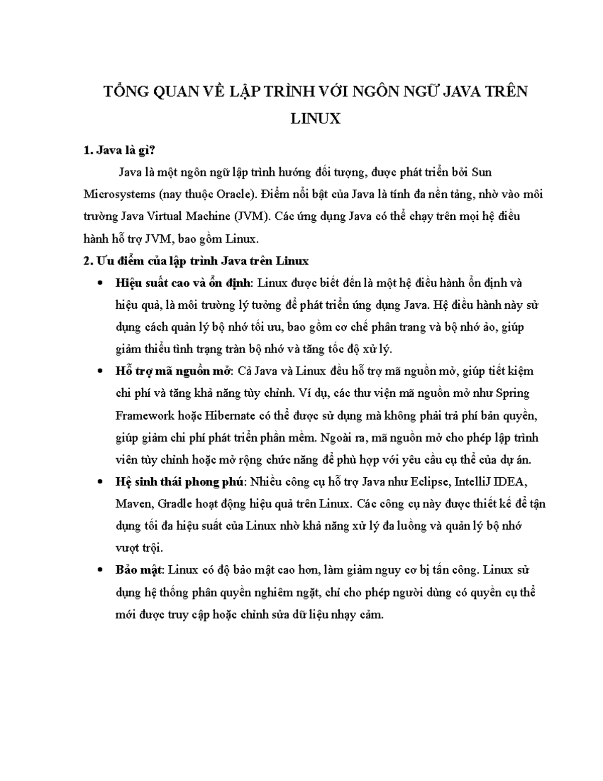 Tổng Quan Về Lập Trình Java Trên Linux: Hướng Dẫn Cài Đặt & Sử Dụng ...