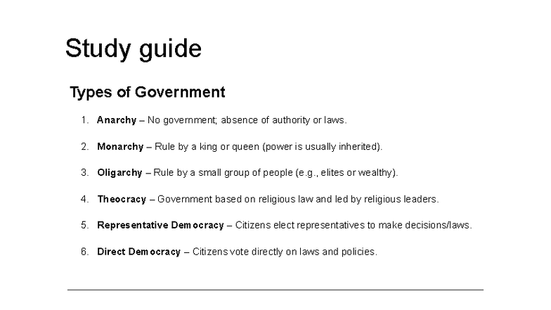 Government and Authority: Key Concepts and Enlightenment Ideas - Studocu