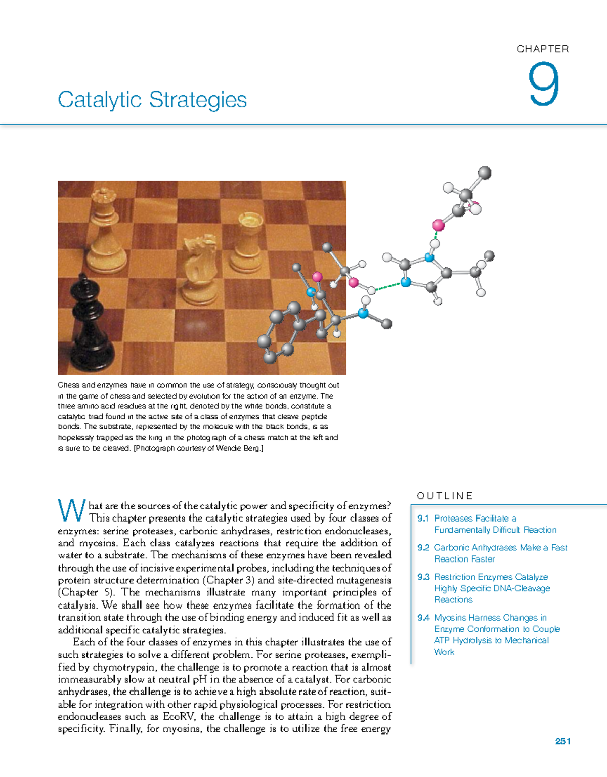 CHAPTER 9 - Catalytic Strategies in Enzymatic Reactions - Studocu