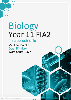 Biology IA3 High-level Exemplar - 170952 Biology 2019 v1. IA3 high ...