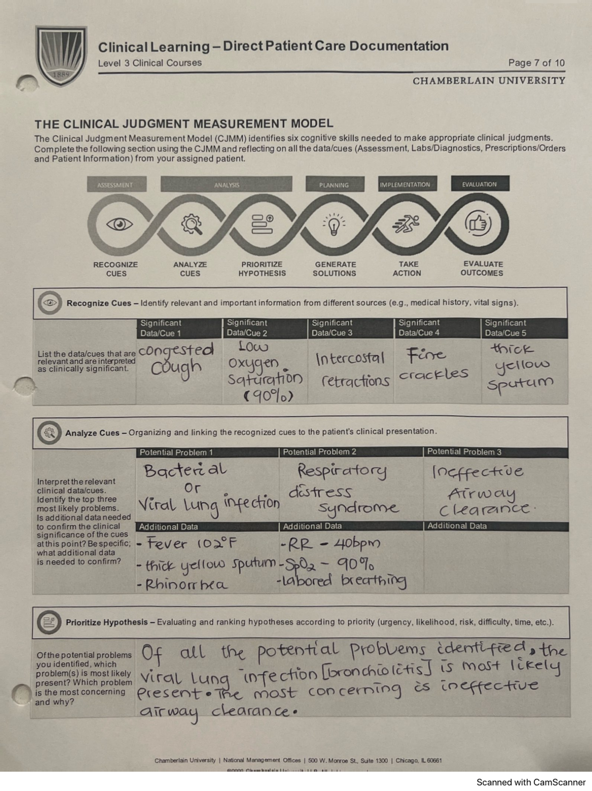 CJMM Clinical Learning Documentation: Pediatric Patient Care Analysis ...