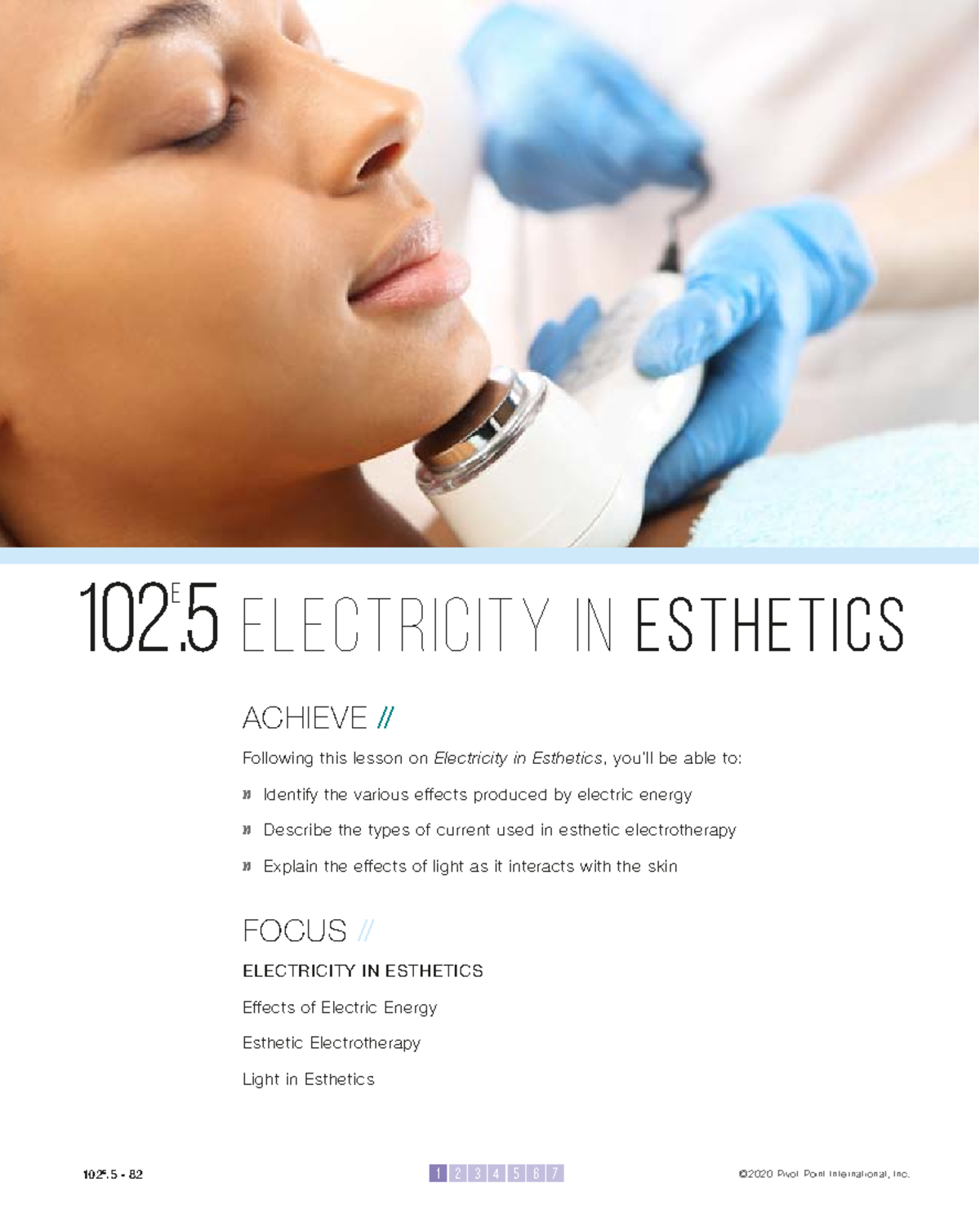 102E 05 Final Exam Notes on Electricity in Esthetics - Studocu