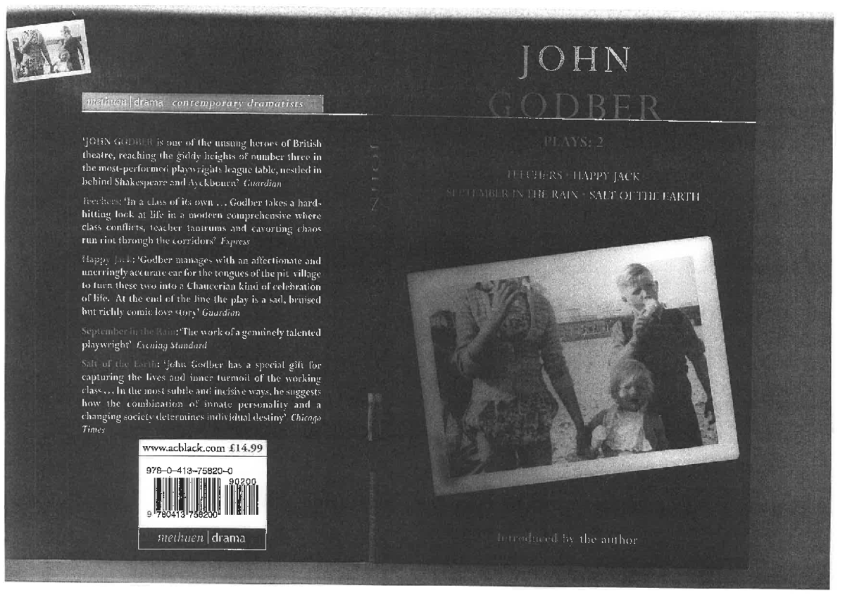 Teechers Script Analysis: Exploring Godber's Insightful Comedy - Studocu