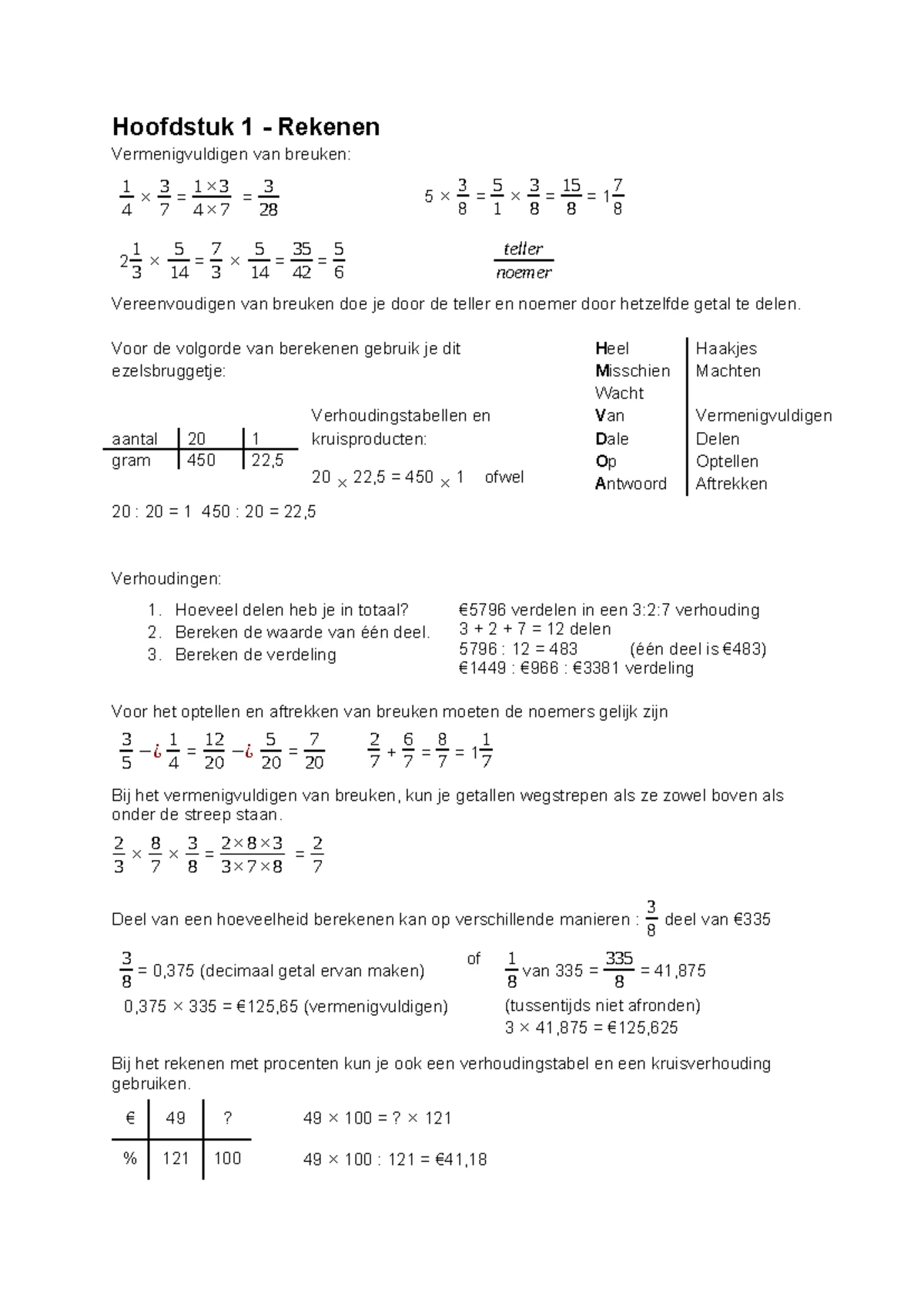 Havo 4 Wiskunde A Uitwerkingen Hoofdstuk 4 - Studeersnel