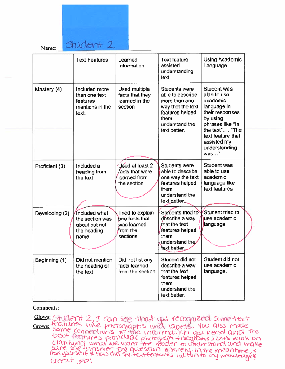 Task 3: Student Work Analysis and Evaluation - Studocu