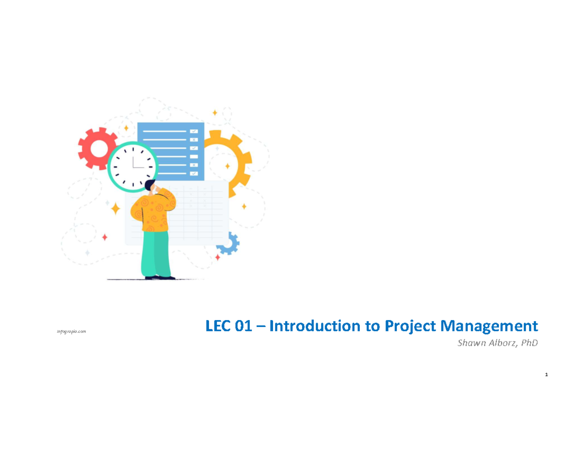 Understanding Project Management: PMI Processes & Knowledge Areas LEC ...