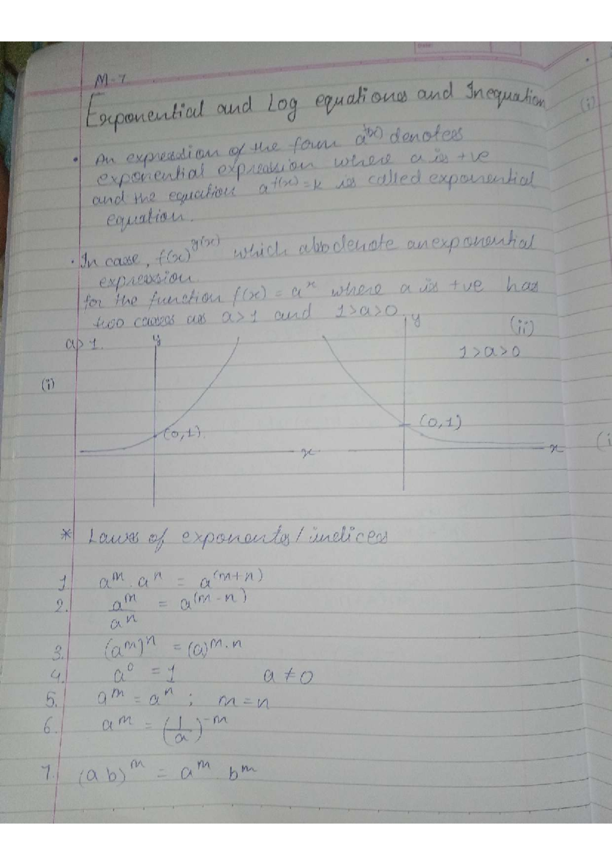 Exponential & Logarithmic Equations & Inequalities (MATH 101) - Studocu